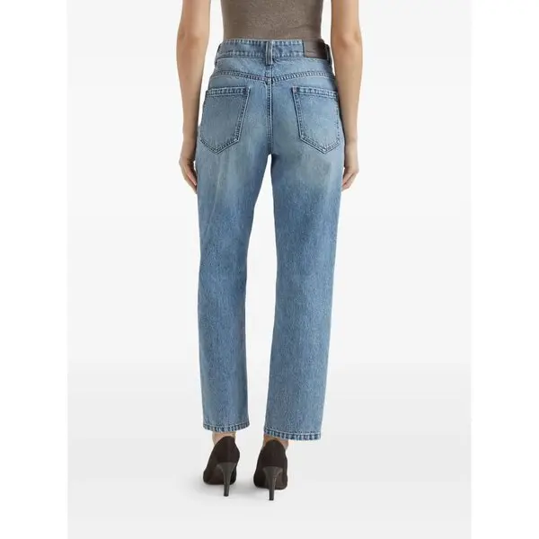 Brunello Cucinelli Denim Straight-leg Jeans - Blue
