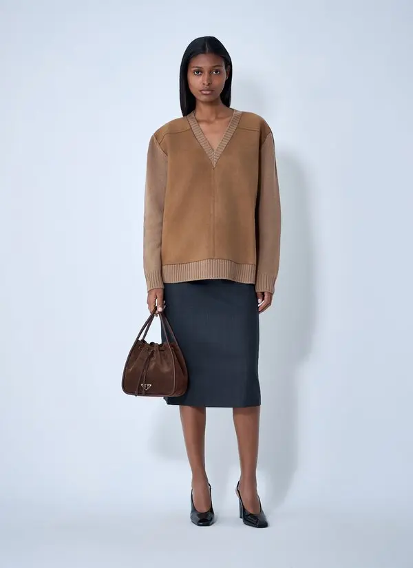 Prada Wool And Cashmere Blend Sweater