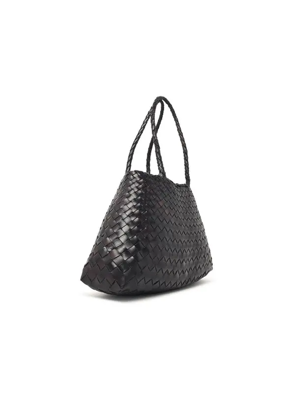 Dragon Diffusion Santa Croce Big' Dark Leather Bag
