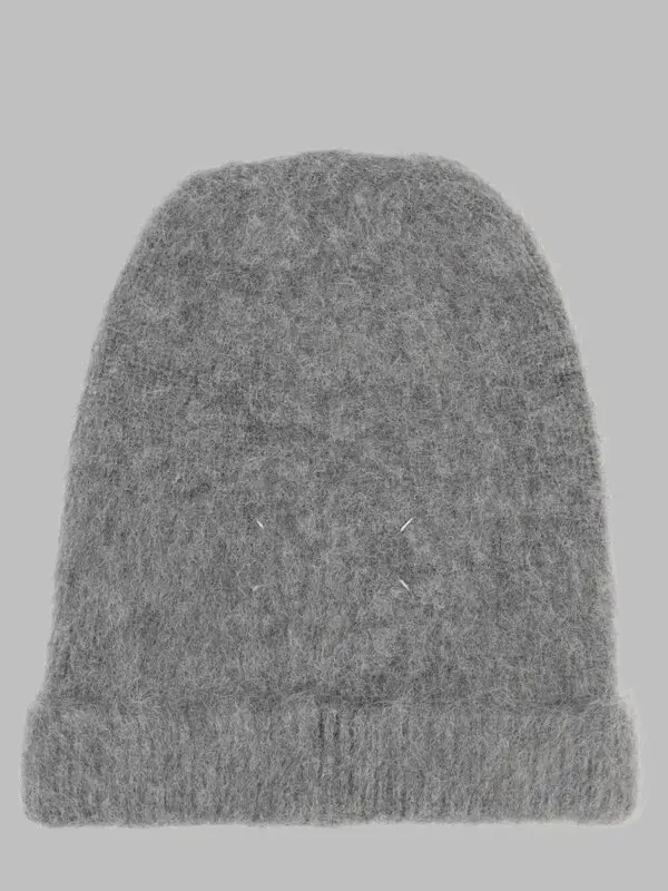 MAISON MARGIELA Wool And Alpaca Beanie - Gray