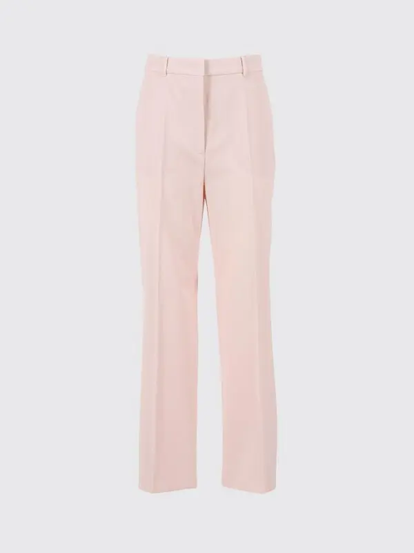 Max Mara Classic Straight Trousers - Pink