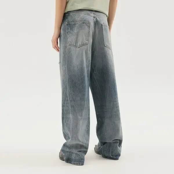 1989 STUDIO Rhodesian Pants In Stone Denim