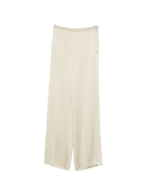 FORTE_FORTE High-waisted Satin Trousers - Multicolor
