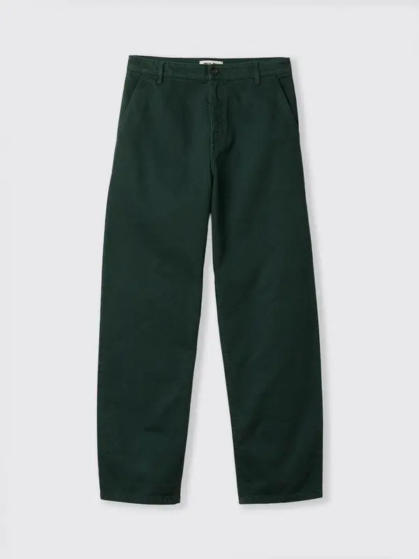 Miu Miu Gabardine Wide Leg Trousers - Green