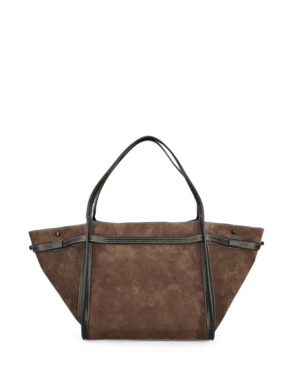 TOD'S T Timeless Medium Leather Tote Bag - Multicolor