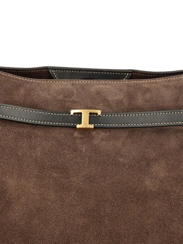 TOD'S T Timeless Medium Leather Tote Bag - Multicolor