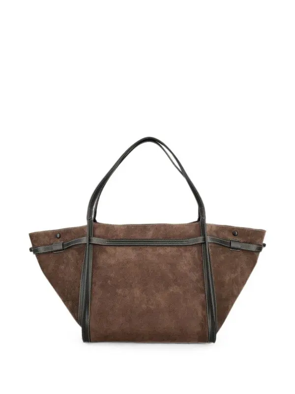 TOD'S T Timeless Medium Leather Tote Bag - Multicolor
