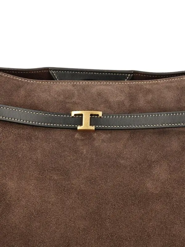 TOD'S T Timeless Medium Leather Tote Bag - Multicolor