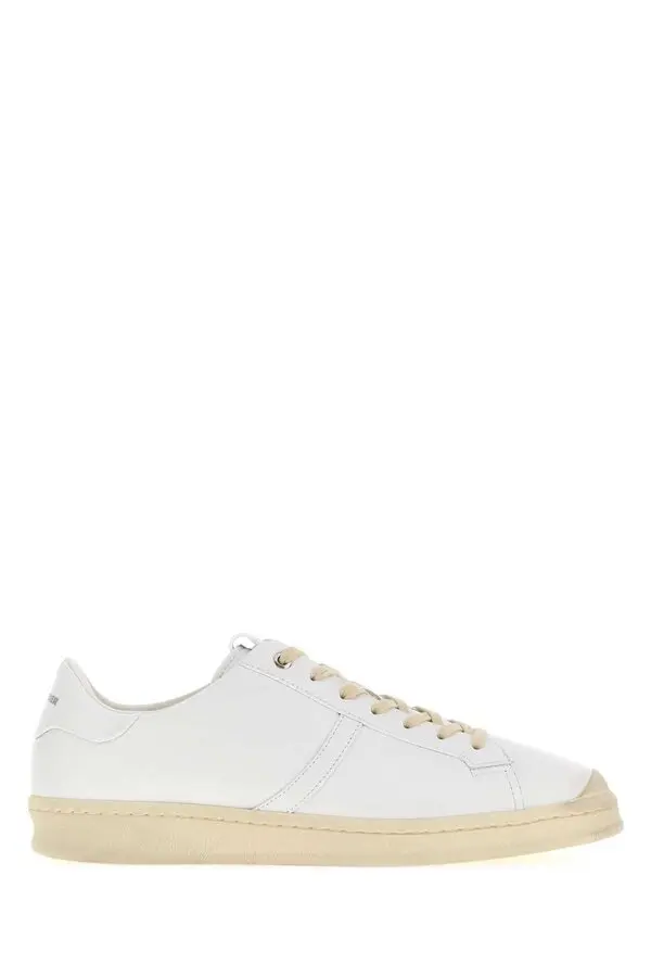 JIL SANDER Leather Sneakers - White
