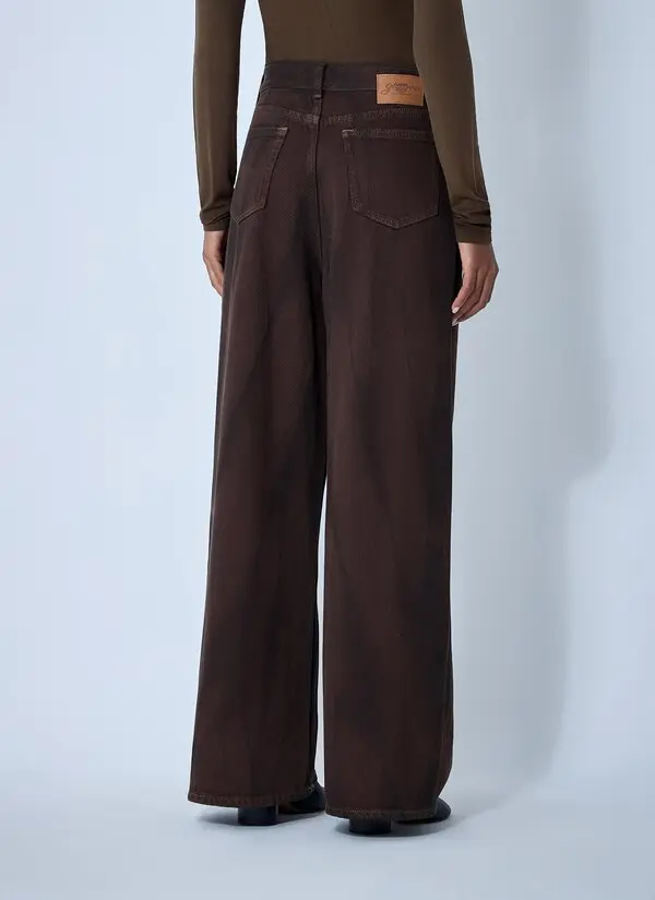 GANNI Five-pocket Jeans - Brown