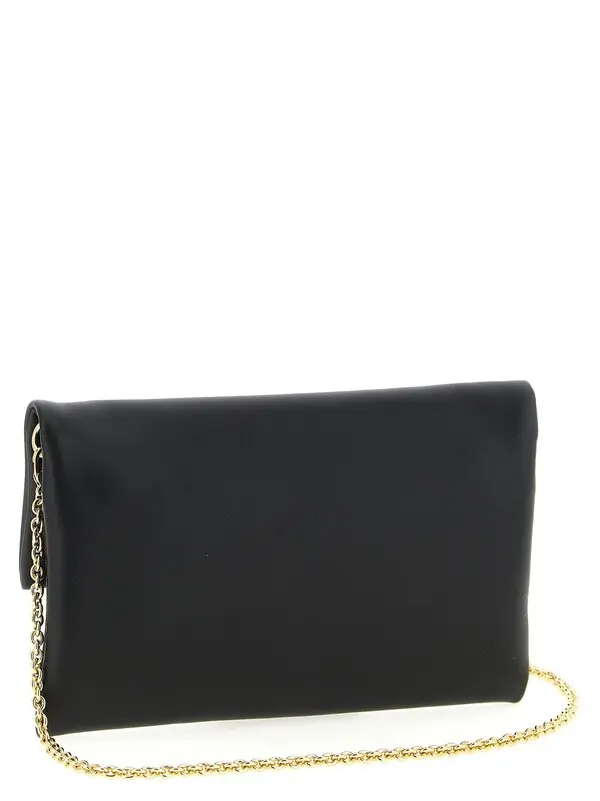 Fendi Mamma Baguette' Pouch - Black