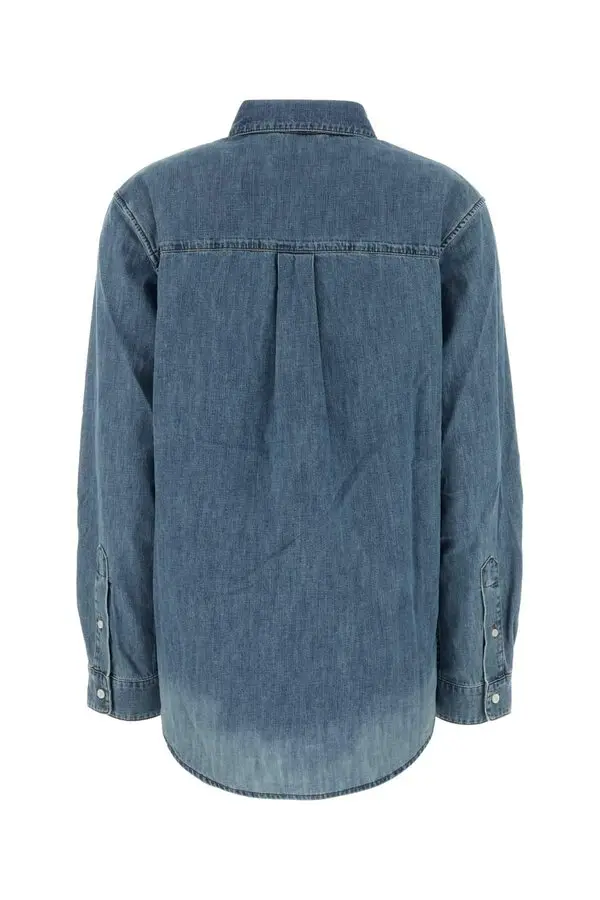Miu Miu Light Chambray Shirt - Blue