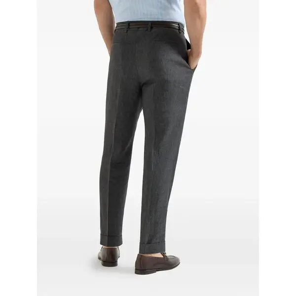 Brunello Cucinelli Grey Trousers Tailored Trousers