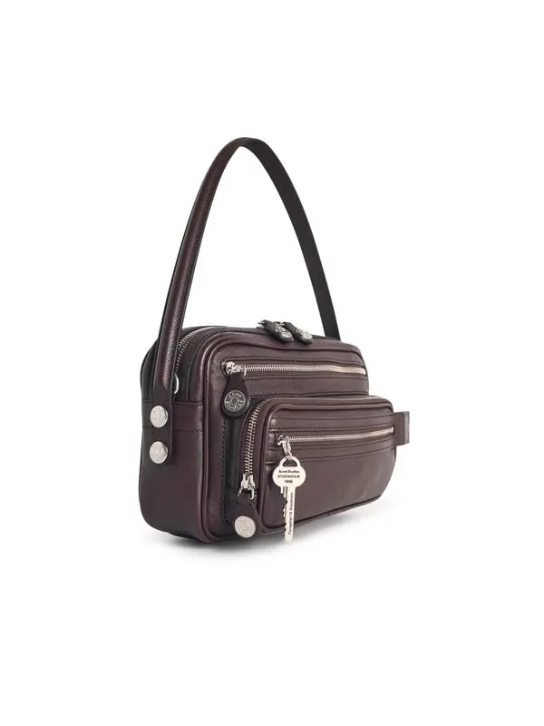 Acne Studios Camero' Chocolate Leather Bag - Brown