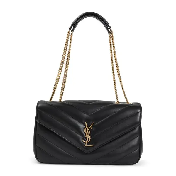 Saint Laurent Loulou M Shoulder Bag - Black