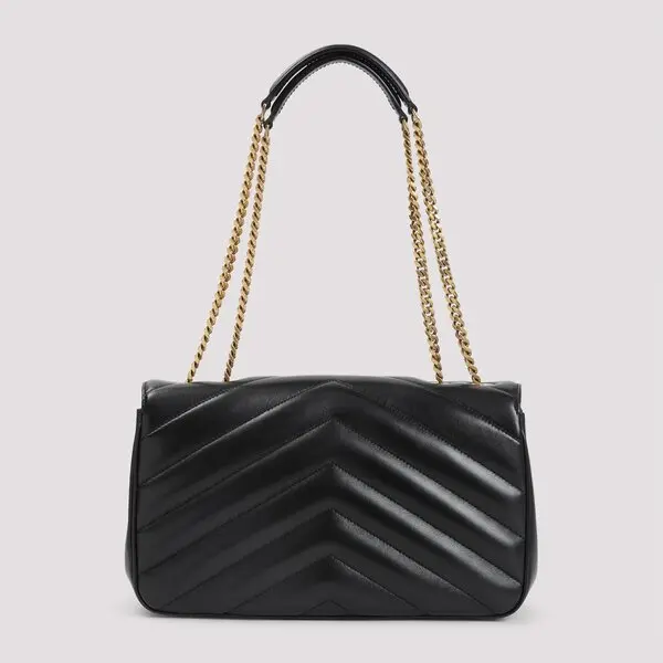 Saint Laurent Loulou M Shoulder Bag - Black