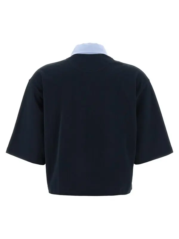 Stella McCartney Cropped Piquet Polo