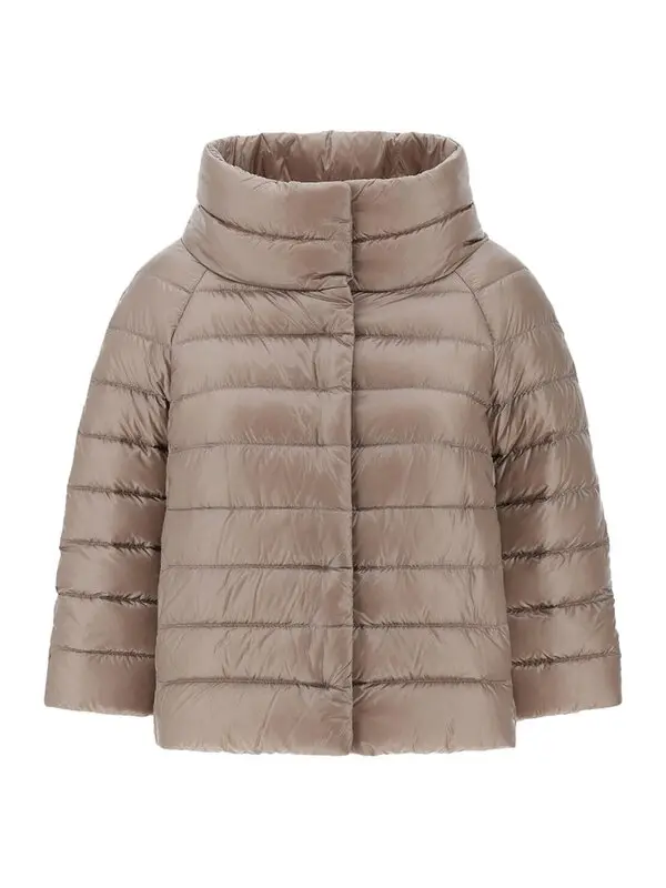 Herno Sofia Mini Hood With Ultralight Nylon Sleeves