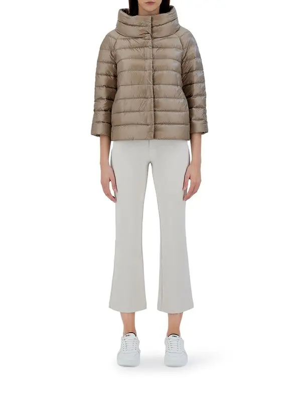 Herno Sofia Mini Hood With Ultralight Nylon Sleeves