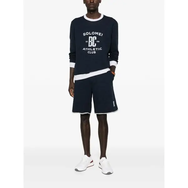 Brunello Cucinelli Graphic Print Sweatshirt - Blue