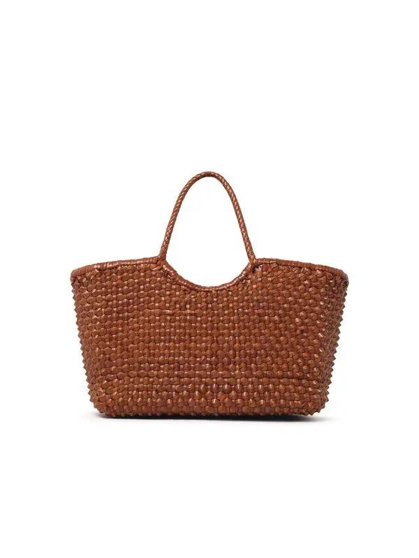 Dragon Diffusion Nantucket Cactustan Black Edges' Leather Bag