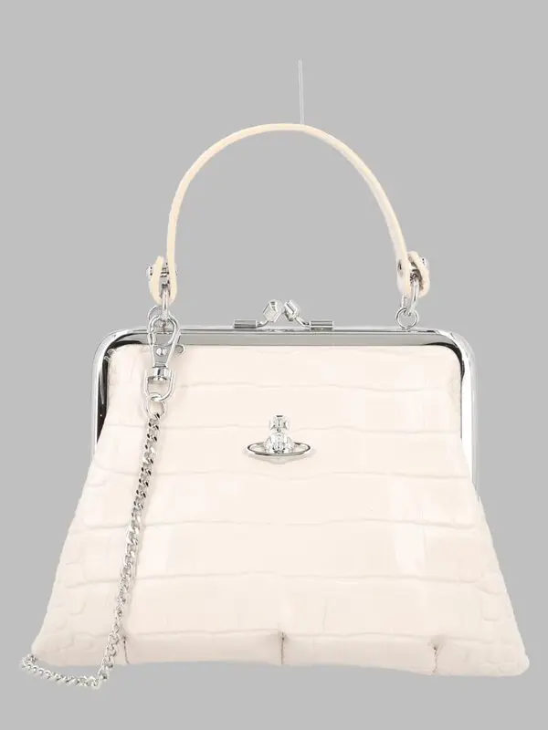 VIVIENNE WESTWOOD Borsa A Mano Granny Frame - Cream