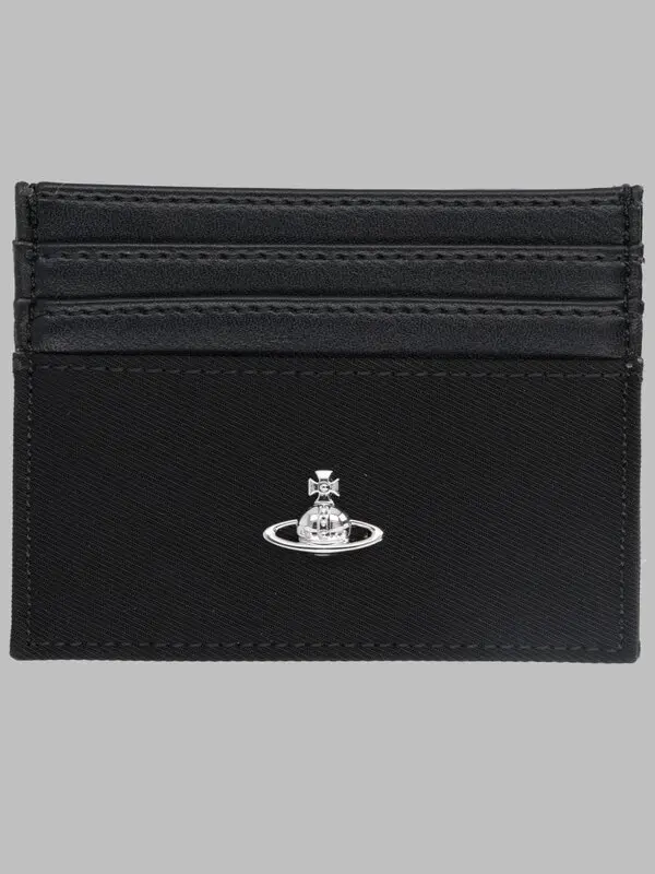 VIVIENNE WESTWOOD Logo Card Holder - Black
