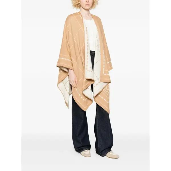 Fendi Neutrals Coats Capes