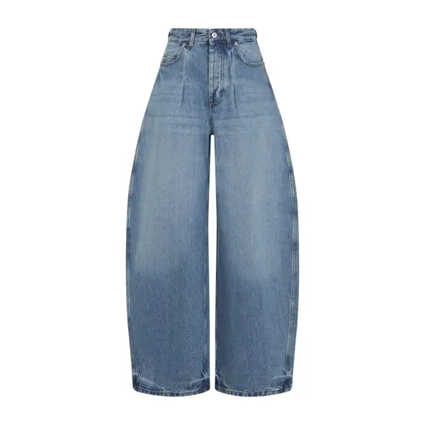 Jacquemus Le De-nimes Ovalo Jeans - Blue