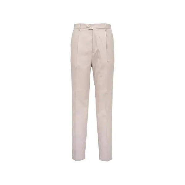 Brunello Cucinelli Neutrals Trousers Regular & Straight-leg Trousers