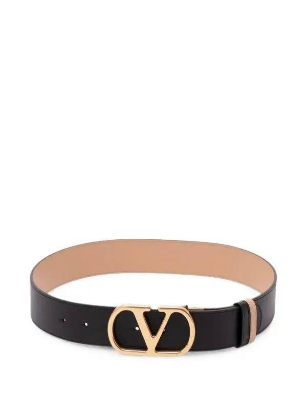 Valentino Garavani Vlogo Signature Leather Belt - Multicolor