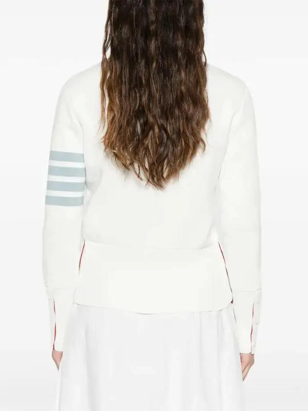 Thom Browne Cardigan With Striped Details
