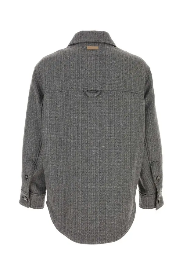 AMI Paris Wool Blend Overcoat