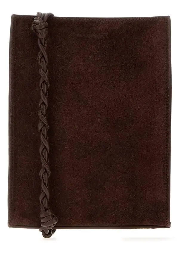 JIL SANDER Suede Small Tangle Shoulder Bag