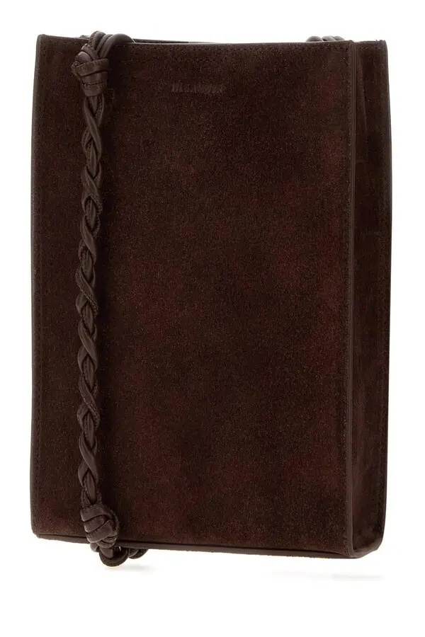 JIL SANDER Suede Small Tangle Shoulder Bag