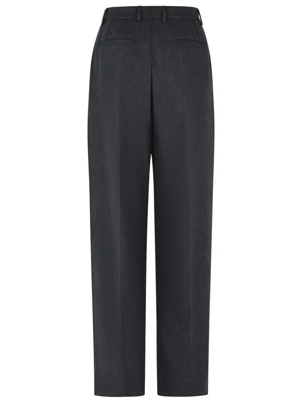 Dolce & Gabbana Grey Virgin Wool Trousers