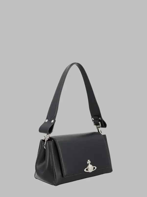 VIVIENNE WESTWOOD Hazel Medium Shoulder Bag - Black