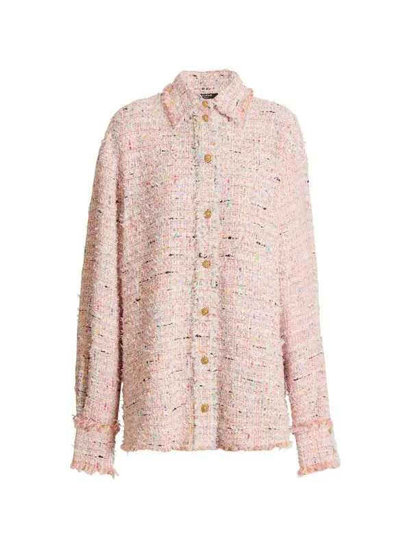 Balmain Tweed Shirt - Multicolor