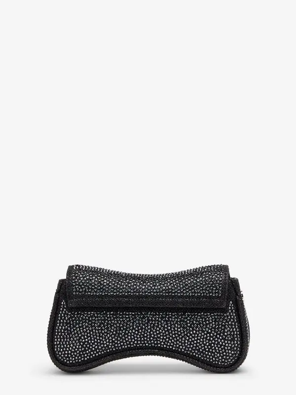 DIESEL® Play Crossbody Xs Shoulder Bag With All-over Rhinestones - Multicolor