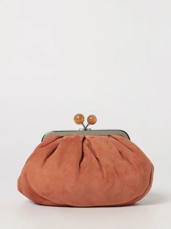 Max Mara Valois Pasticcino Mini Suede Clutch - Multicolor