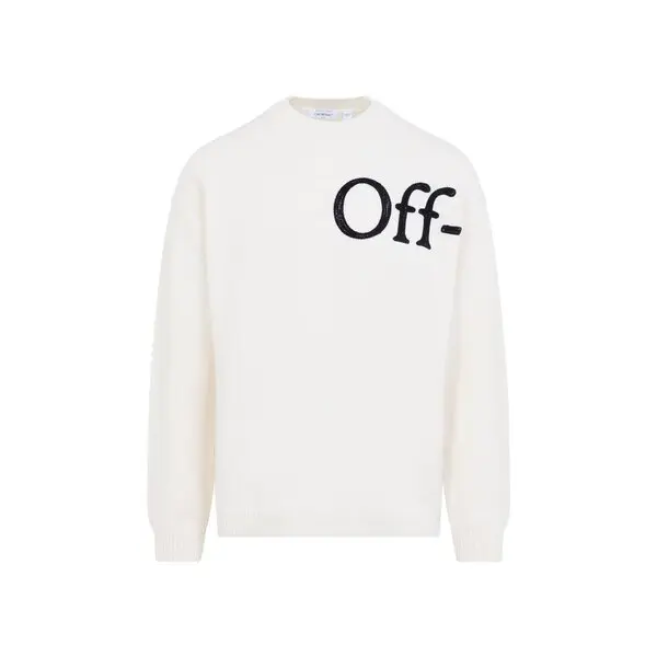 Off-White Bookish Shared Knit Crewneck - Multicolor