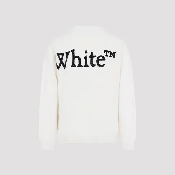 Off-White Bookish Shared Knit Crewneck - Multicolor