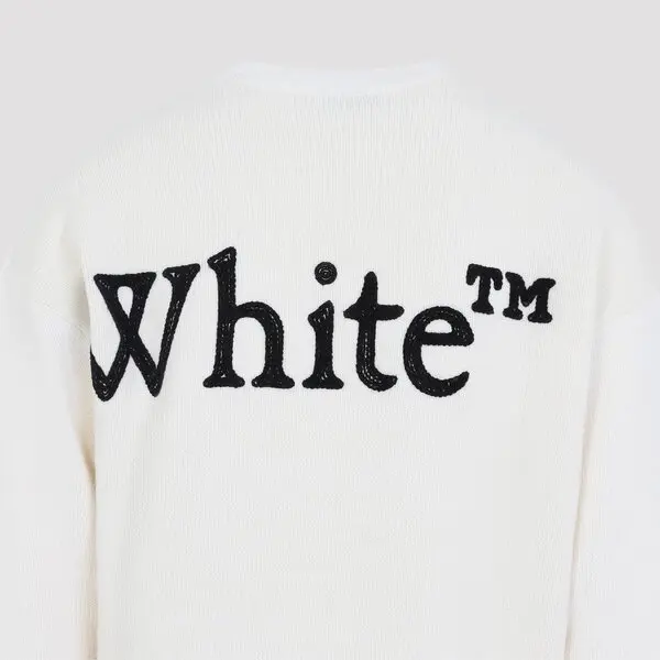 Off-White Bookish Shared Knit Crewneck - Multicolor