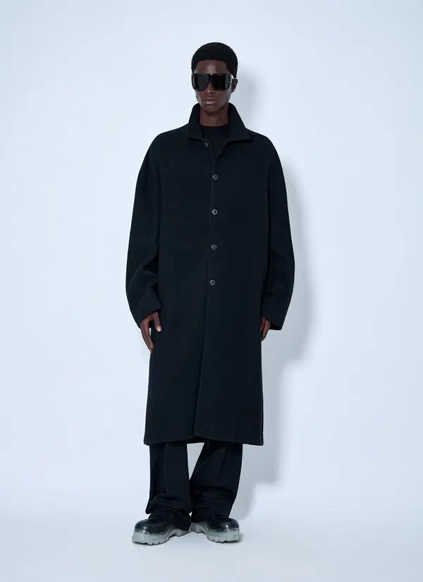 Rick Owens Buttoned Brad Coat
