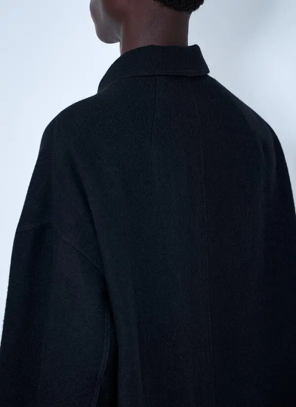 Rick Owens Buttoned Brad Coat