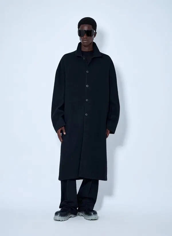 Rick Owens Buttoned Brad Coat