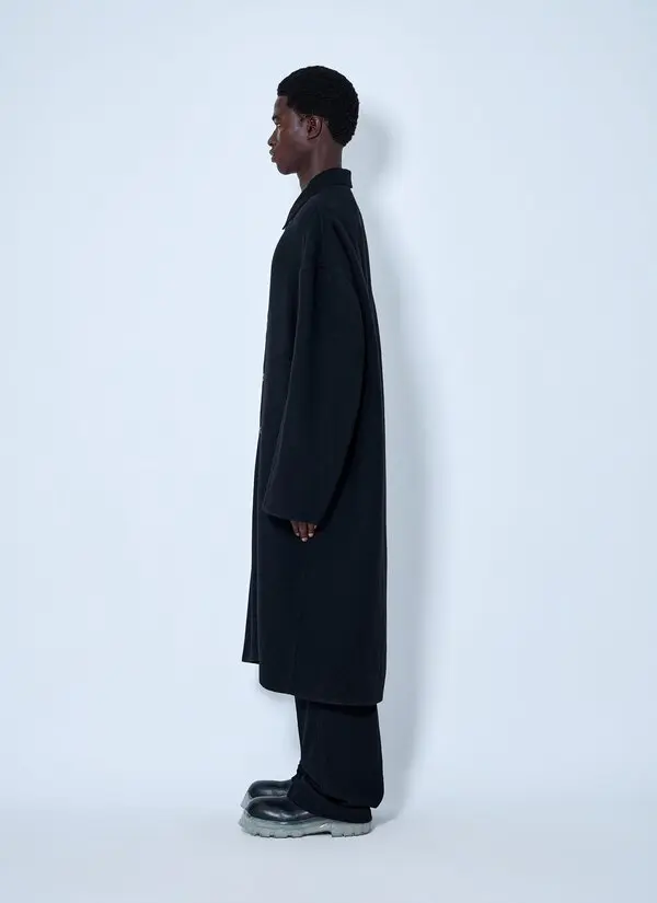 Rick Owens Buttoned Brad Coat
