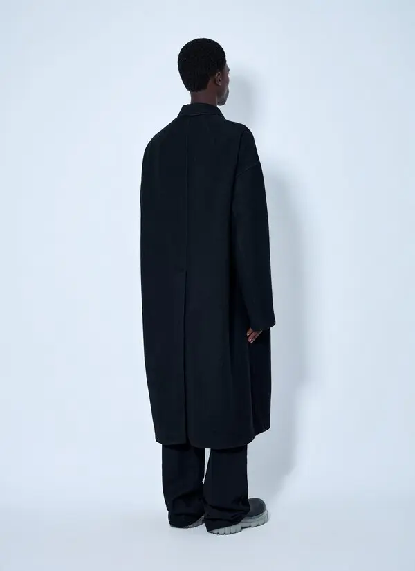 Rick Owens Buttoned Brad Coat