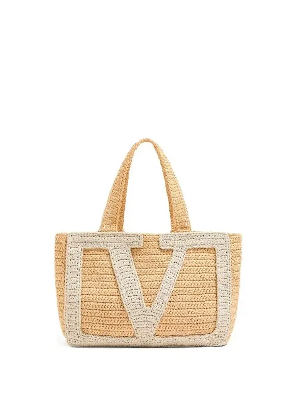 Valentino Garavani Viva Superstar Crochet` Large Tote - Multicolor