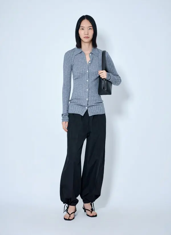 TOTEME Drawstring Cotton Trousers